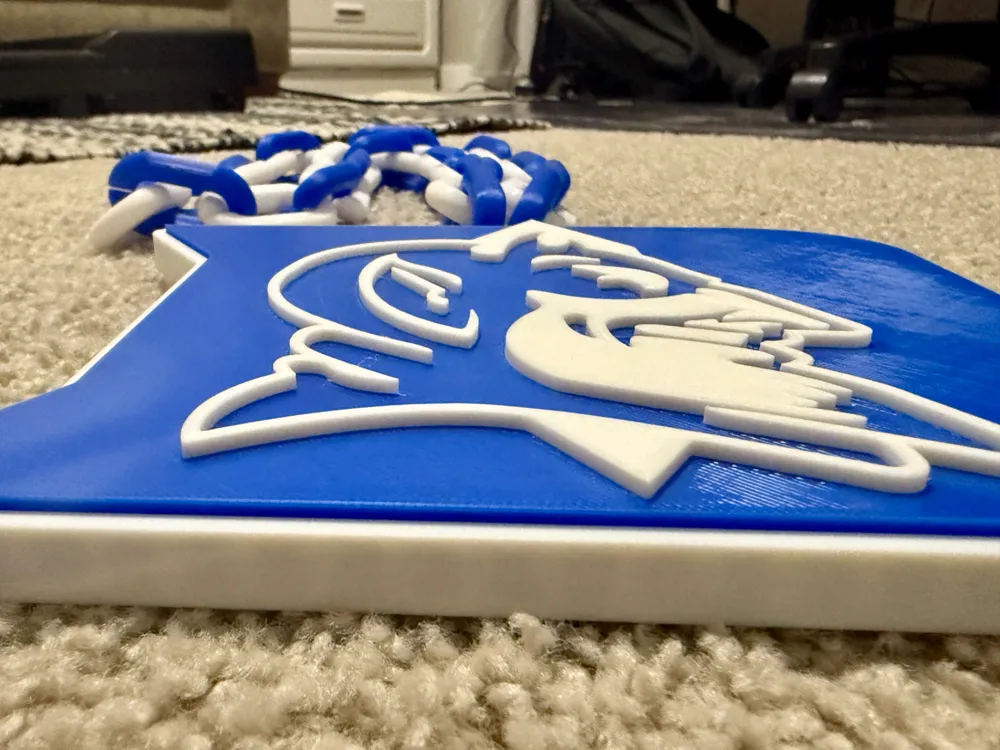 Duke Blue Devils logo chain by CTK 3D Printing - MakerWorld
