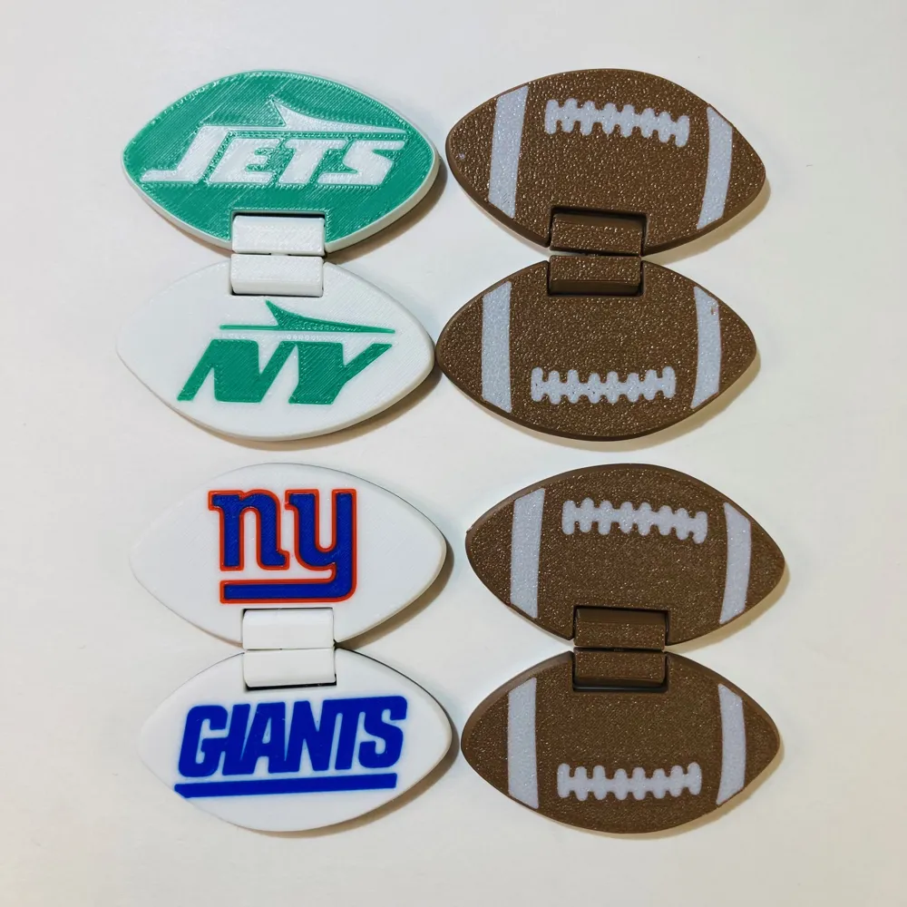 NFL Football Slider + Flip Fidgets