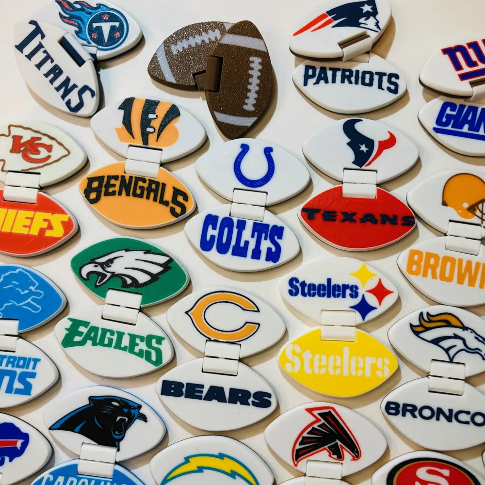 NFL Football Slider + Flip Fidgets