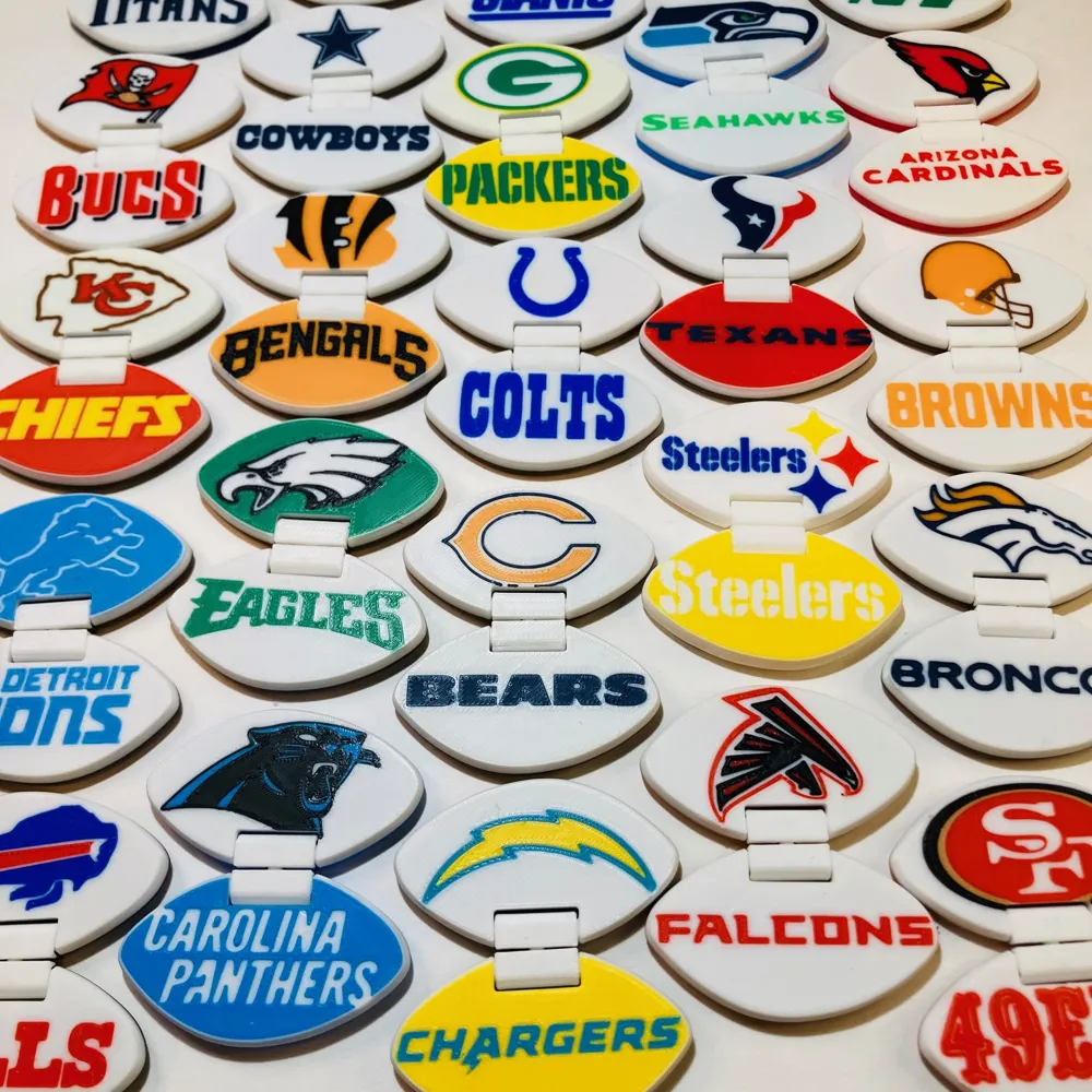 NFL Football Slider + Flip Fidgets