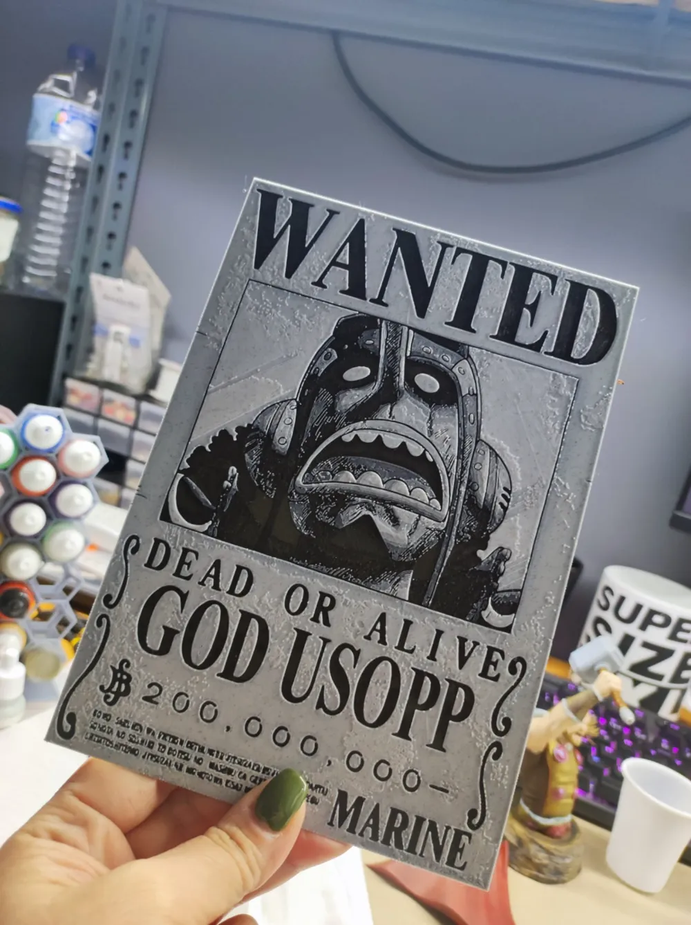 Ussop Wanted Poster by 2070|Costums - MakerWorld
