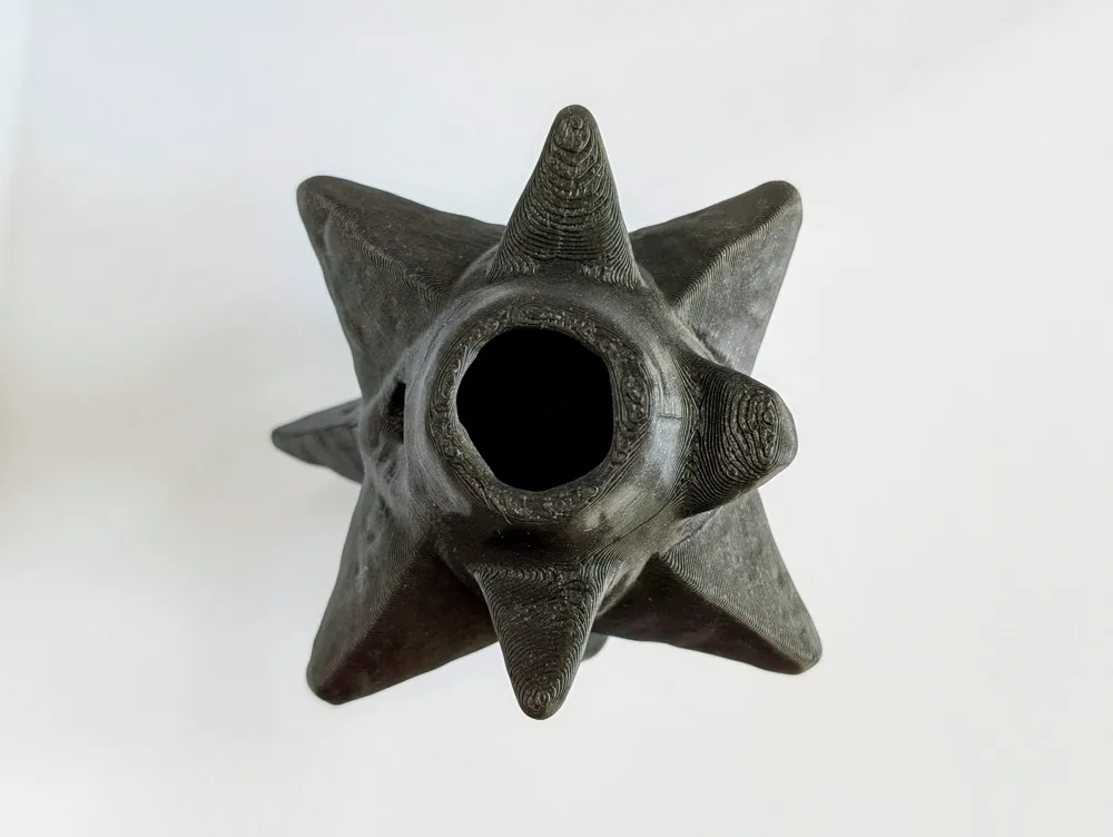 13th Century Bronze Mace Head (Scan) - Free 3D Print Model - MakerWorld
