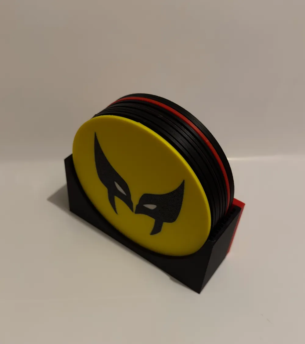 Marvel Coaster Holder by Painleecher MakerWorld: Download Free 3D Models