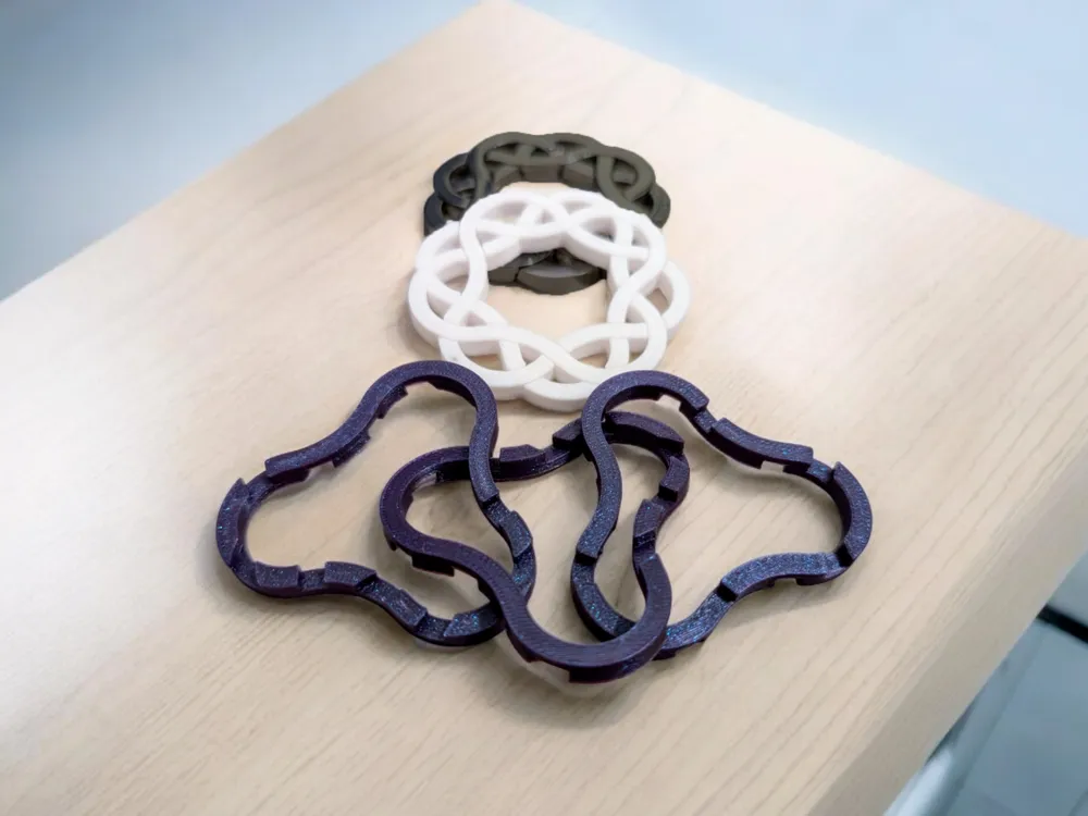 Coaster Interlocking Puzzle Brain Teaser by Sanciio - MakerWorld
