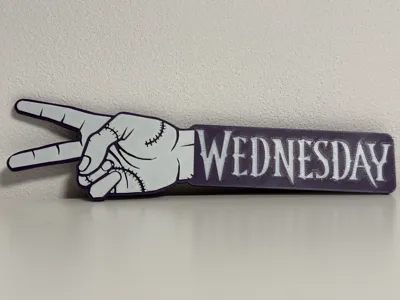 Wednesday Bookmark by 3D Planet - MakerWorld