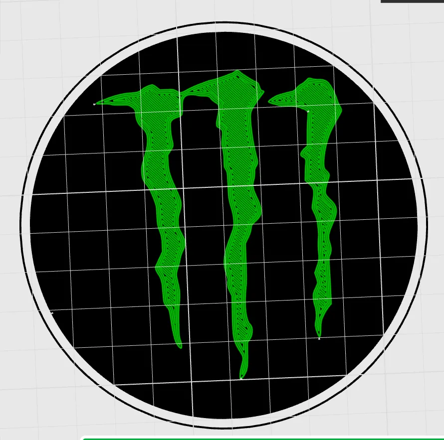 Monster Energy Coaster by StickyBuns - MakerWorld