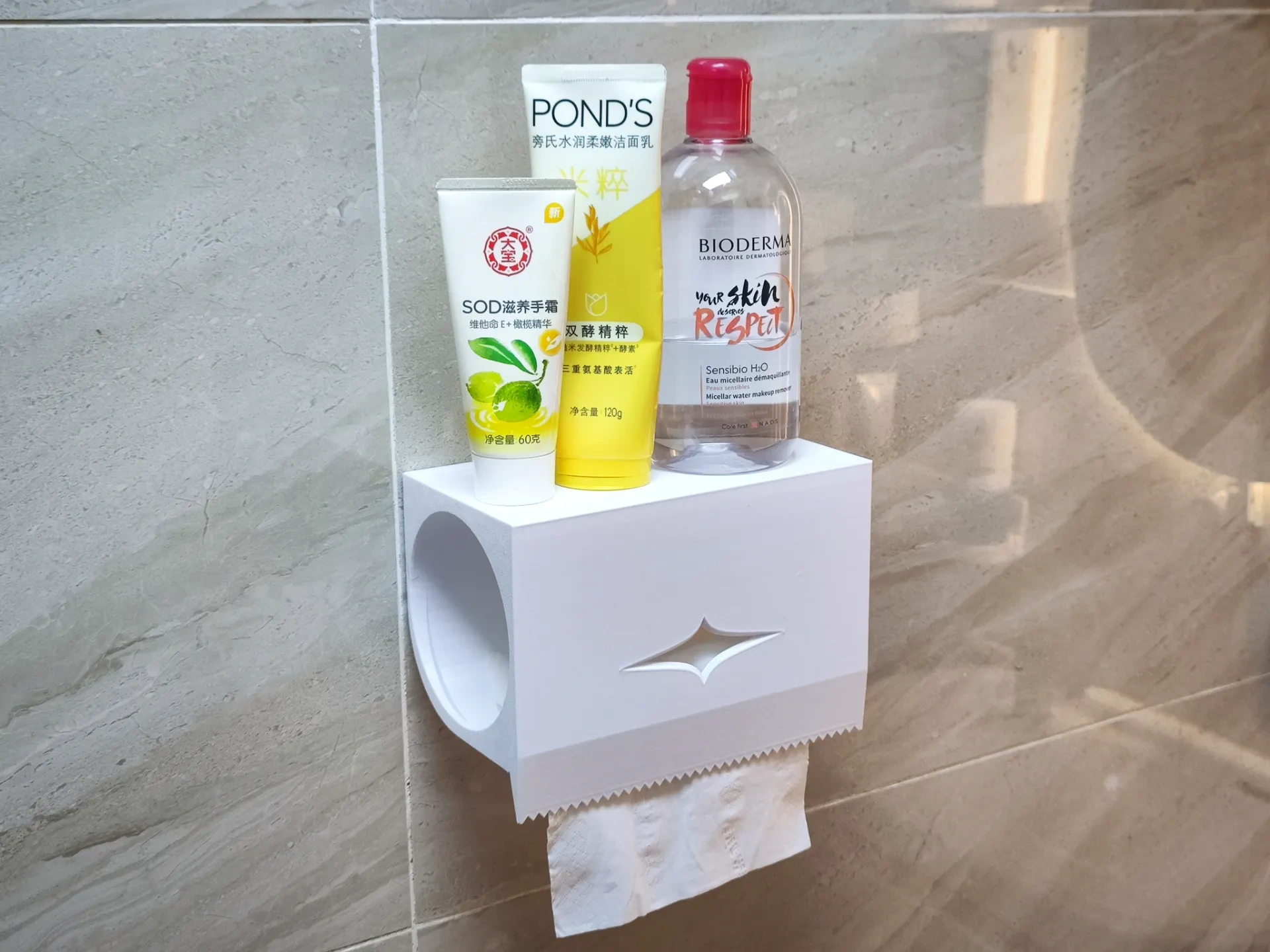 Mini Wall-Mounted Coreless Toilet Paper Holder by Antichamber - MakerWorld