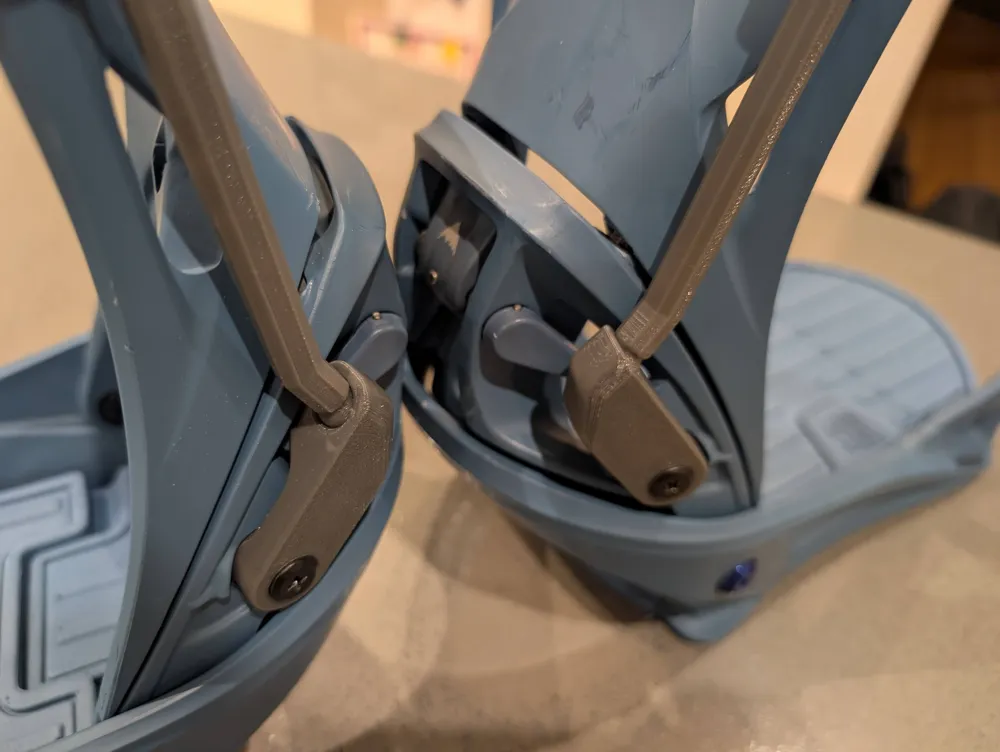Burton Step On Snowboard Binding Push Release - Free 3D Print Model ...