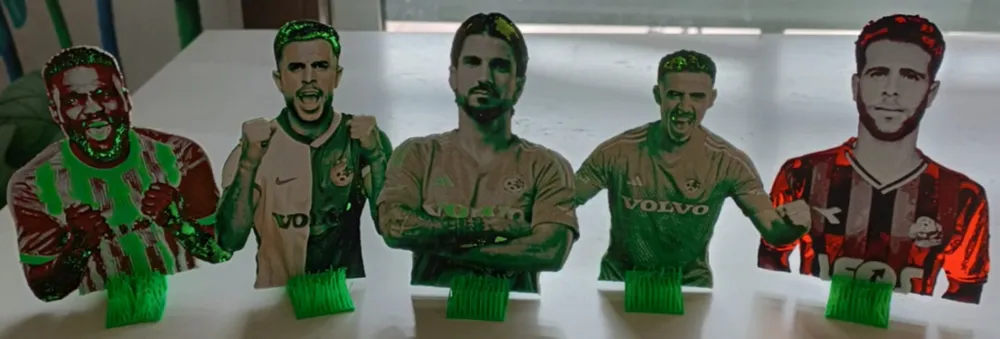 Soccer Players Portraits by sduppleganger - MakerWorld