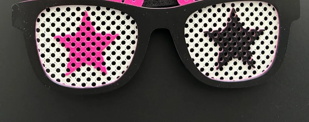 3D Printable Party Glasses with Star Design - Free 3D Print Model ...