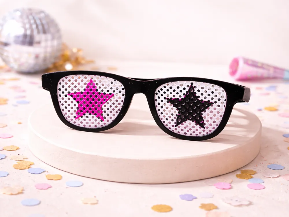 3D Printable Party Glasses with Star Design - Free 3D Print Model ...