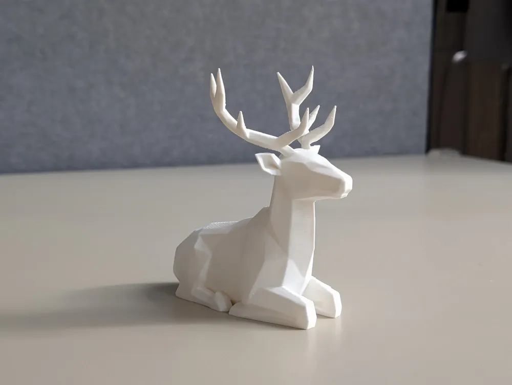 Festive Low Poly Christmas Reindeer by Mini Maker Lab MakerWorld ...