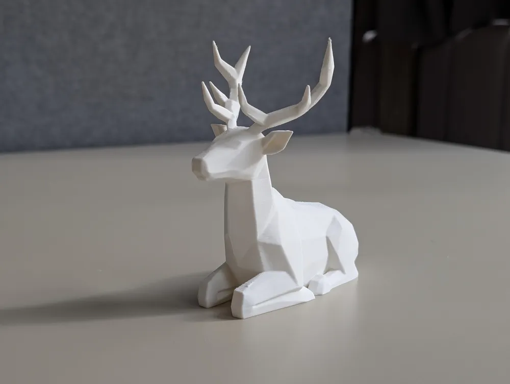 Festive Low Poly Christmas Reindeer by Mini Maker Lab MakerWorld ...