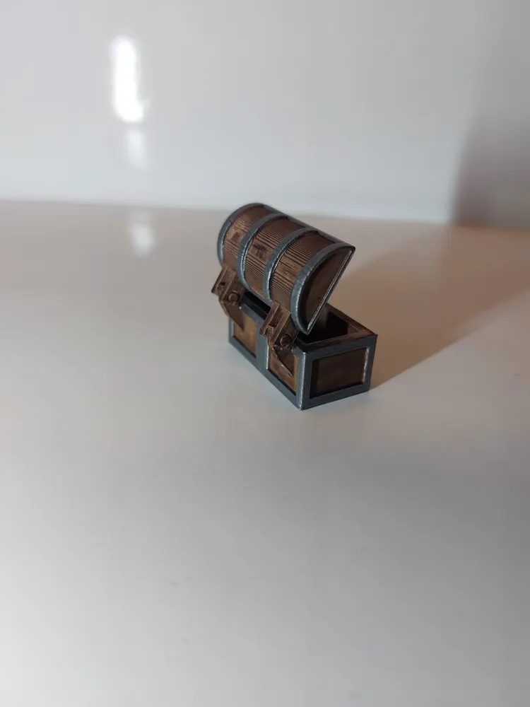 DnD Chest - D&D Scatter - Fully interactive TTRPG - Free 3D Print Model ...