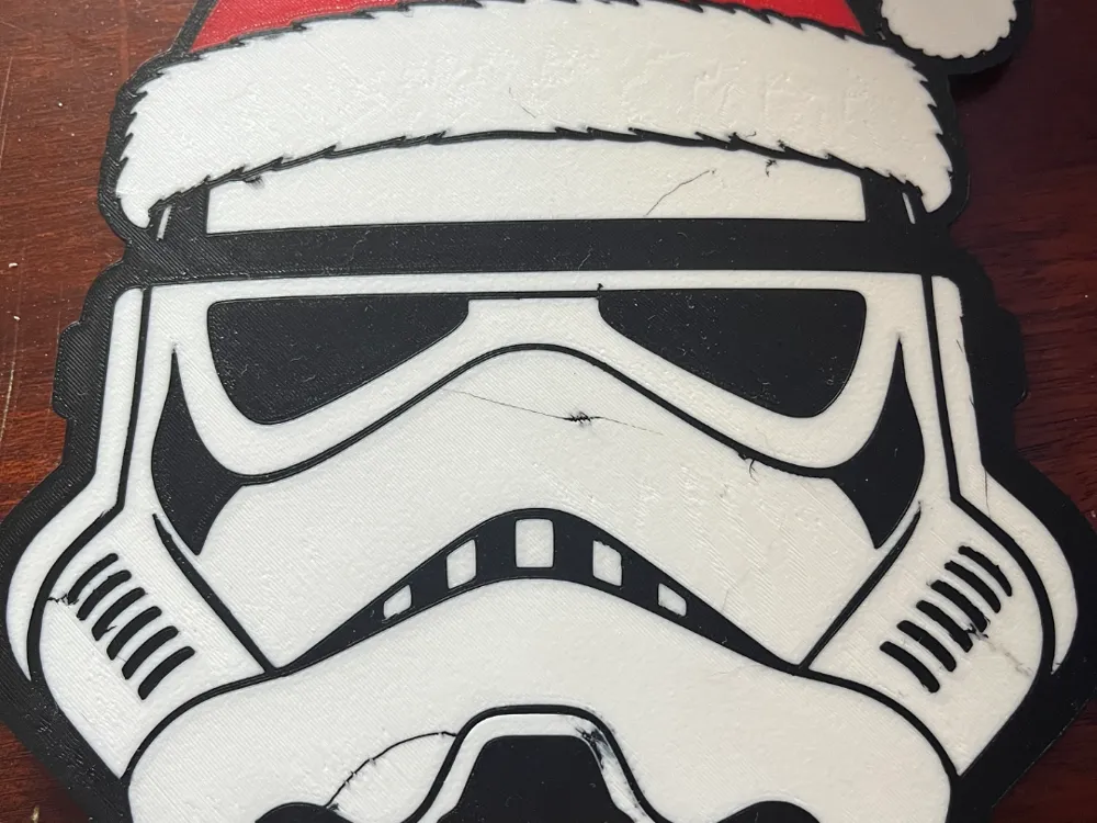 Santa Storm Trooper Light Box - Free 3D Print Model - MakerWorld