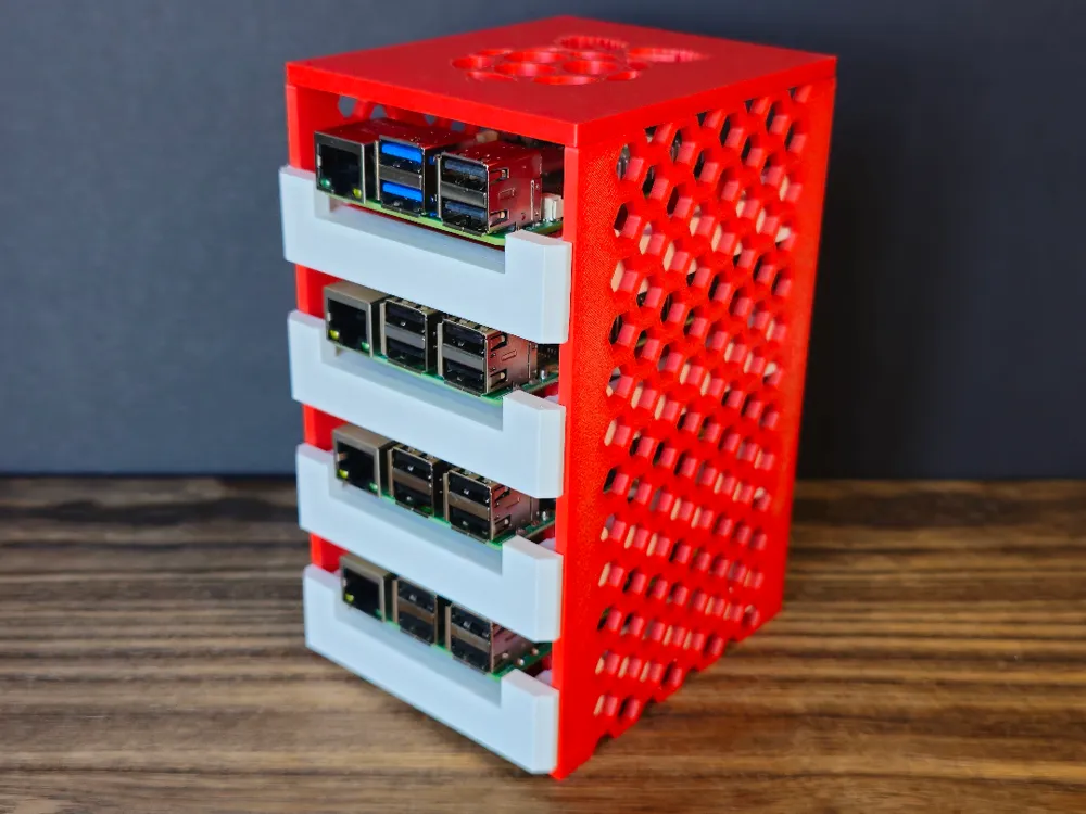 Raspberry Pi cluster case by j46kp26 - MakerWorld