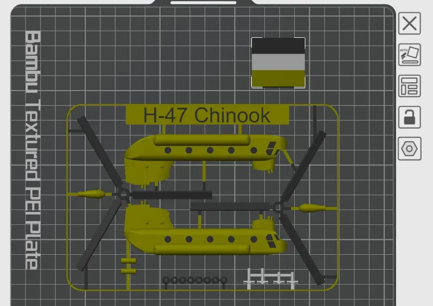 H-47 Chinook Kit Card - Free 3D Print Model - MakerWorld
