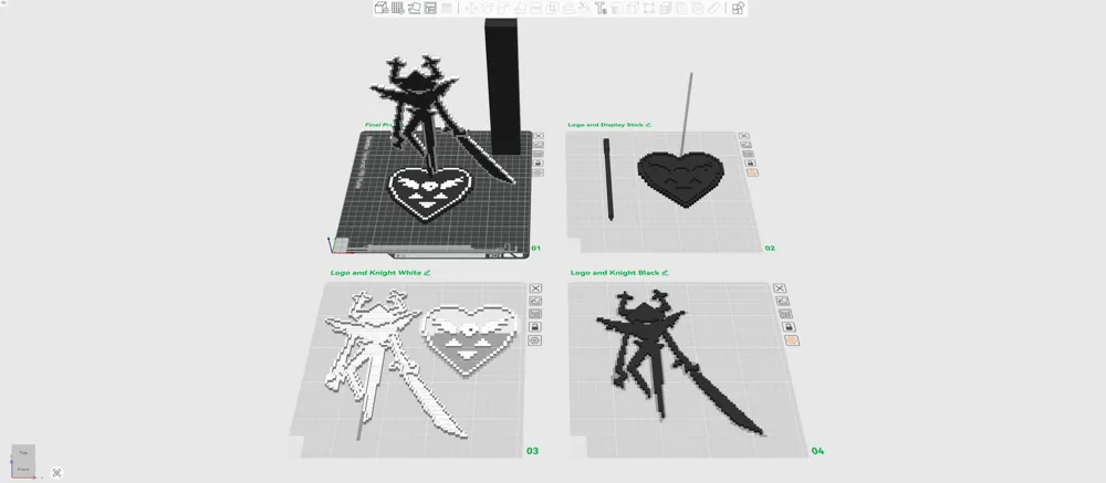 Roaring Knight Display/Stand - Free 3D Print Model - MakerWorld