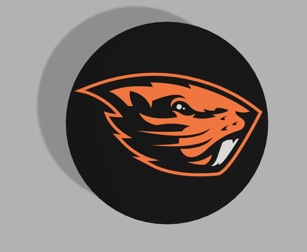 Oregon State University Beavers Coaster by mikelb0013 MakerWorld ...