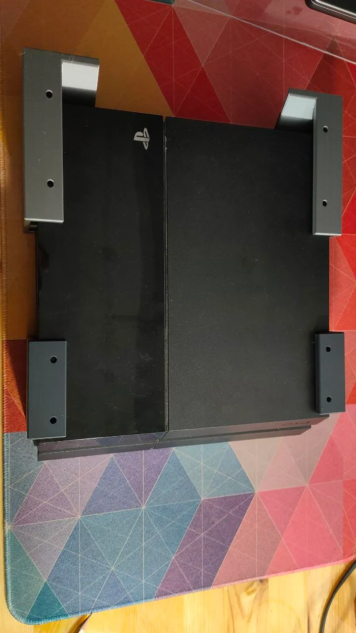 PS4 under table support by 3DFashionFreak MakerWorld: Download Free 3D Models