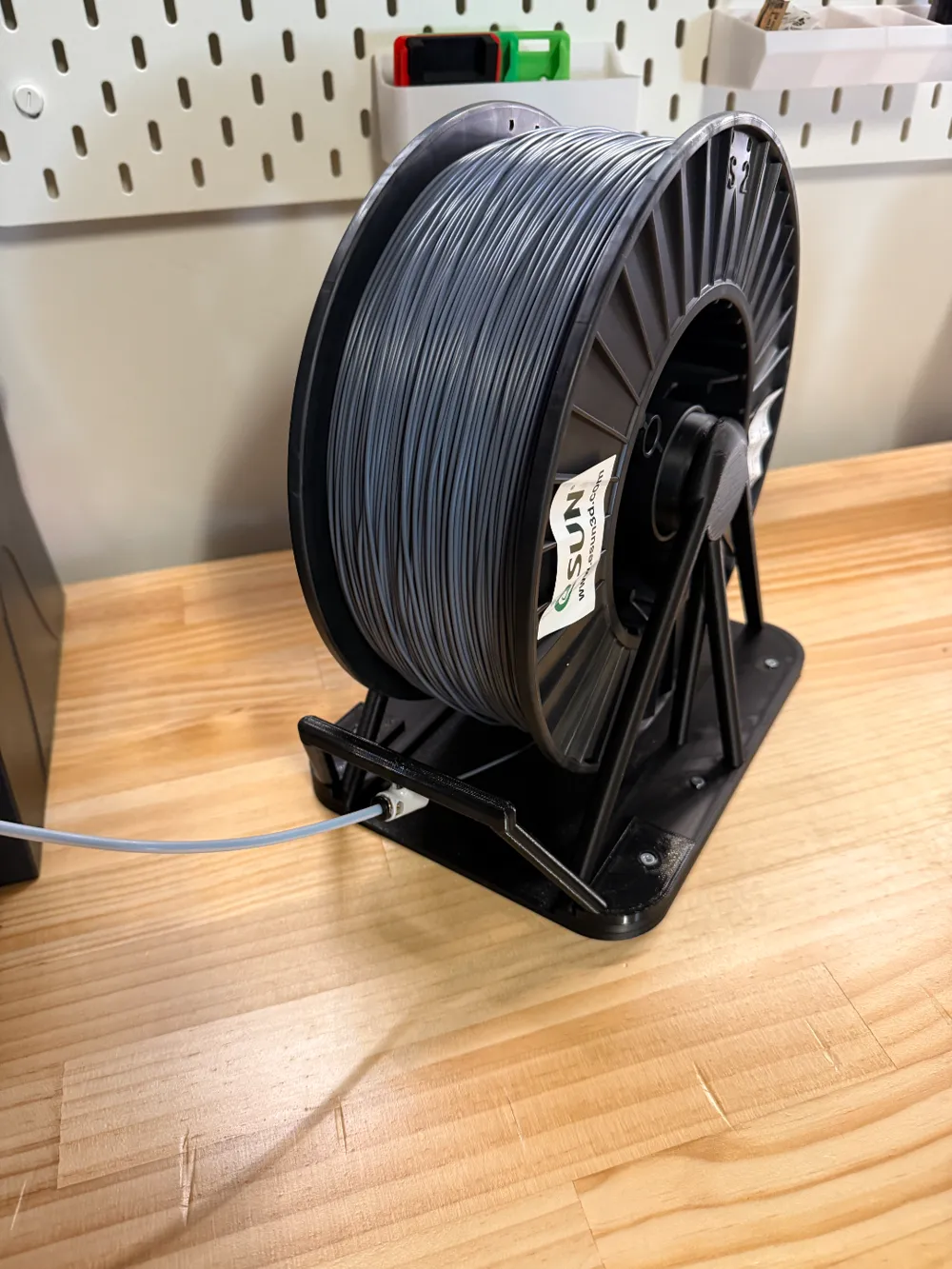 3kg Spool Roller with bearings (eSun) + PTFE guide - Free 3D Print ...