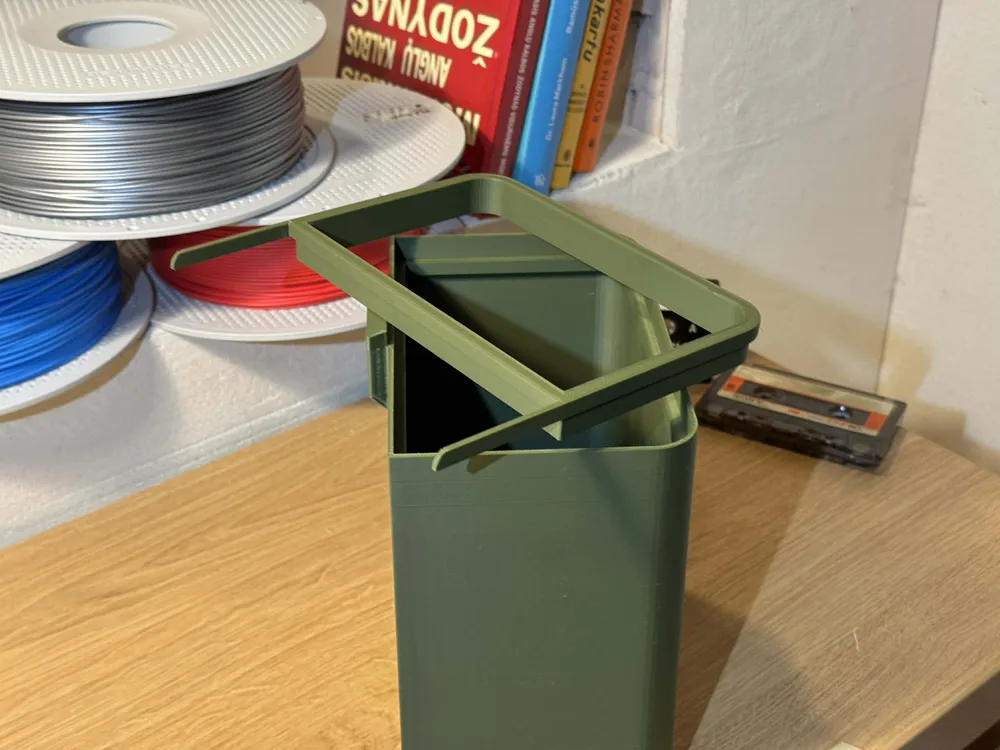 Desk mounted trash can - Free 3D Print Model - MakerWorld