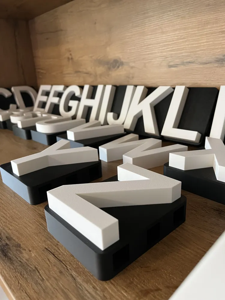 3D Letter “B” – Modular, LED-ready A–Z Series by LetHimPrint MakerWorld ...