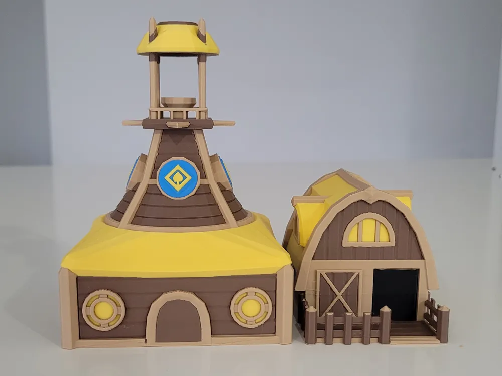 Timberborn Efficient Farmhouse - Folktails by Agent Harm - MakerWorld