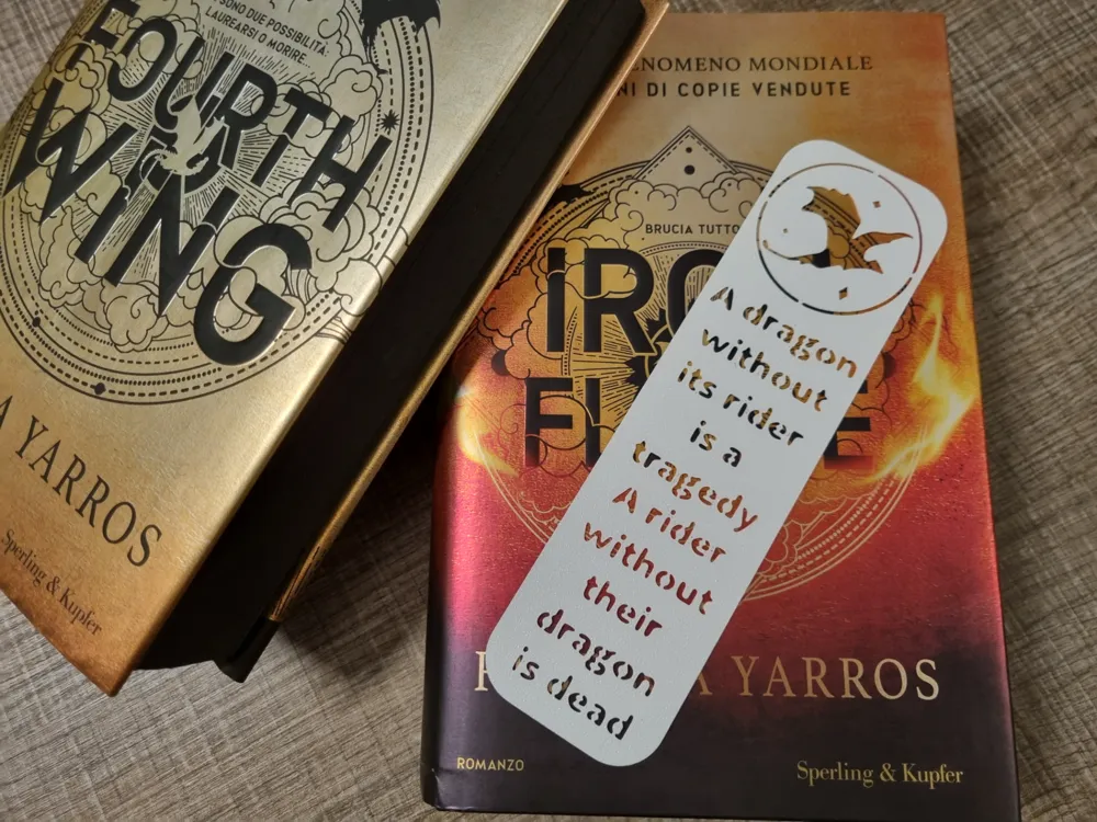 Fourth Wing Bookmark by Spugno MakerWorld: Download Free 3D Models