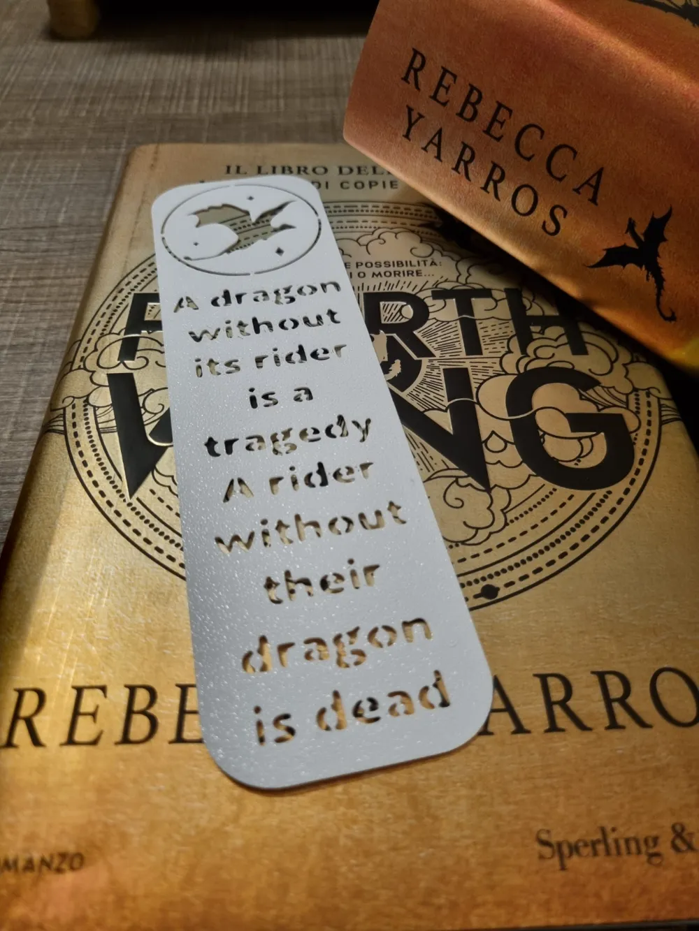 Fourth Wing Bookmark by Spugno - MakerWorld