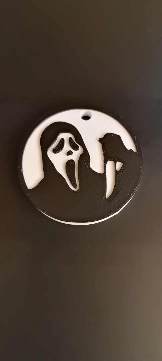 scream keychain by lellolello935 - MakerWorld