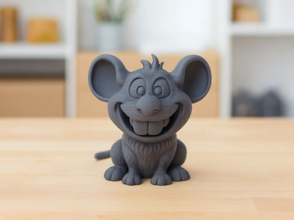 Heartwarming Grinning Mouse Companion by 3D Dekoration MakerWorld ...