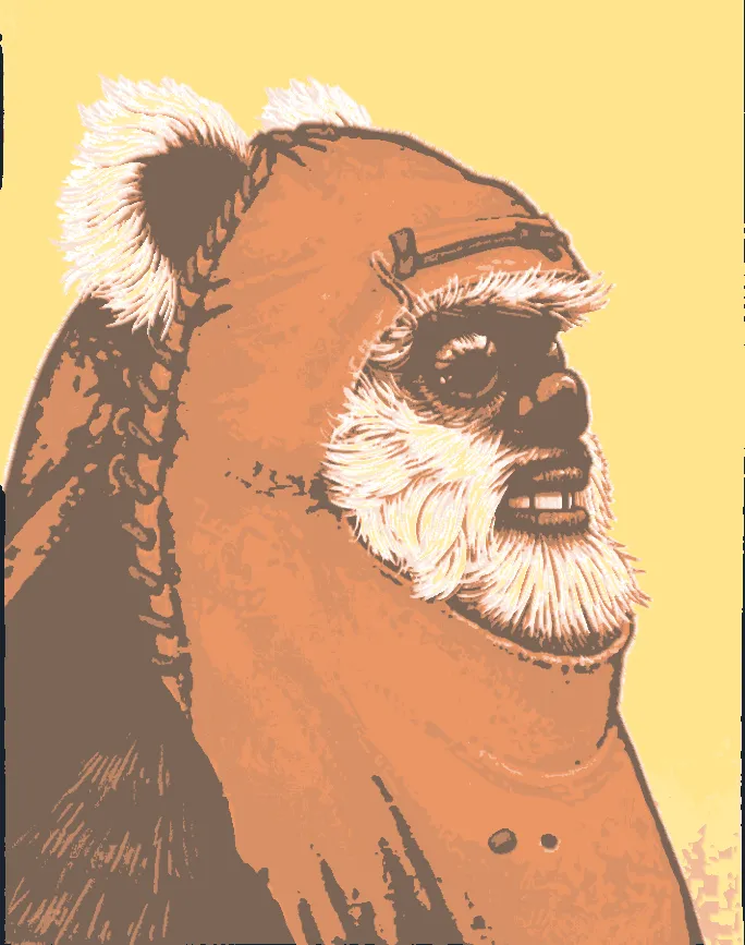 HueForge Star Wars Ewok Side Profile by ZGremlin - MakerWorld