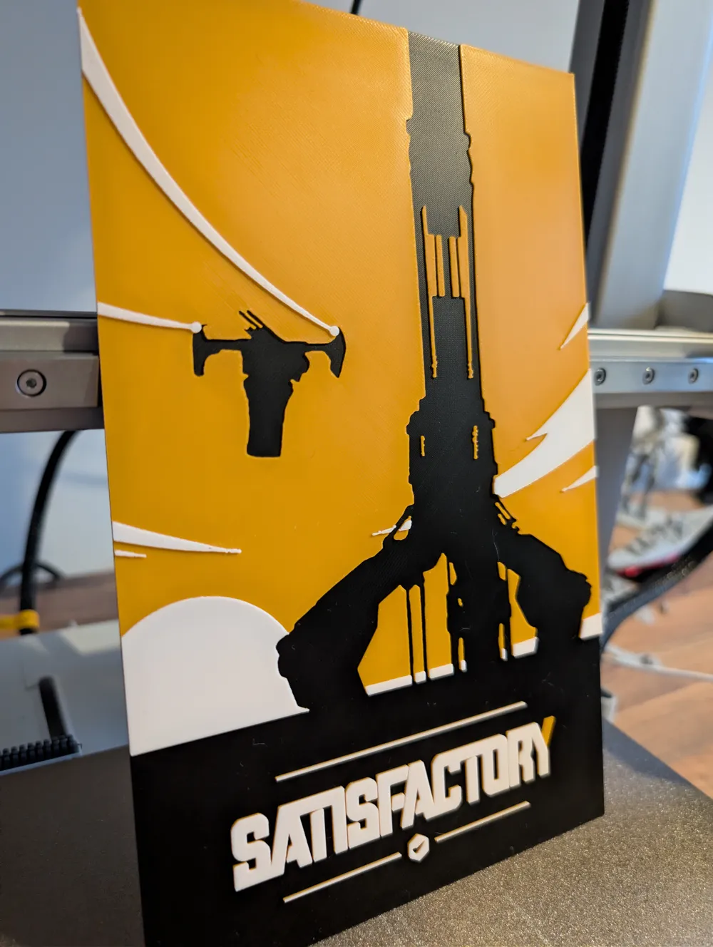 Satisfactory Spiel: FICSIT-Branding - HueForge – Kostenloses 3D ...