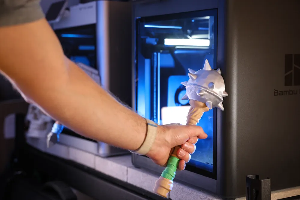 Mighty Mace - Handle for Bambu Lab printers by Holoprops MakerWorld ...