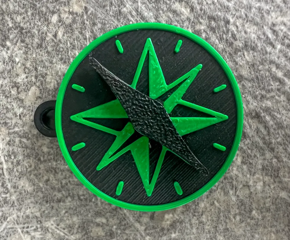 Clicky Fidget Compass by sdaendi - MakerWorld