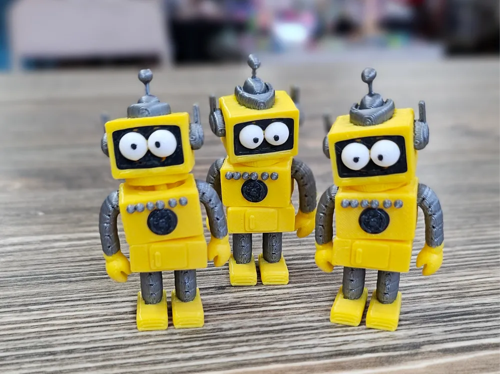 Yo Gabba Gabba PLEX mini articulated flexi by MadMonkey3D MakerWorld: Download Free 3D Models