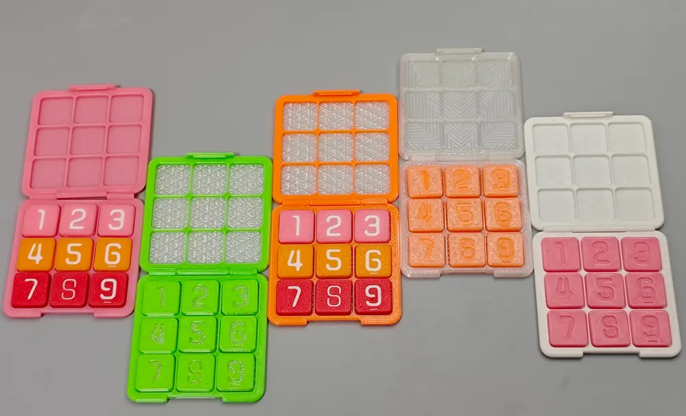 Number Tic-Tac-Toe by 花田小猫 MakerWorld: Download Free 3D Models