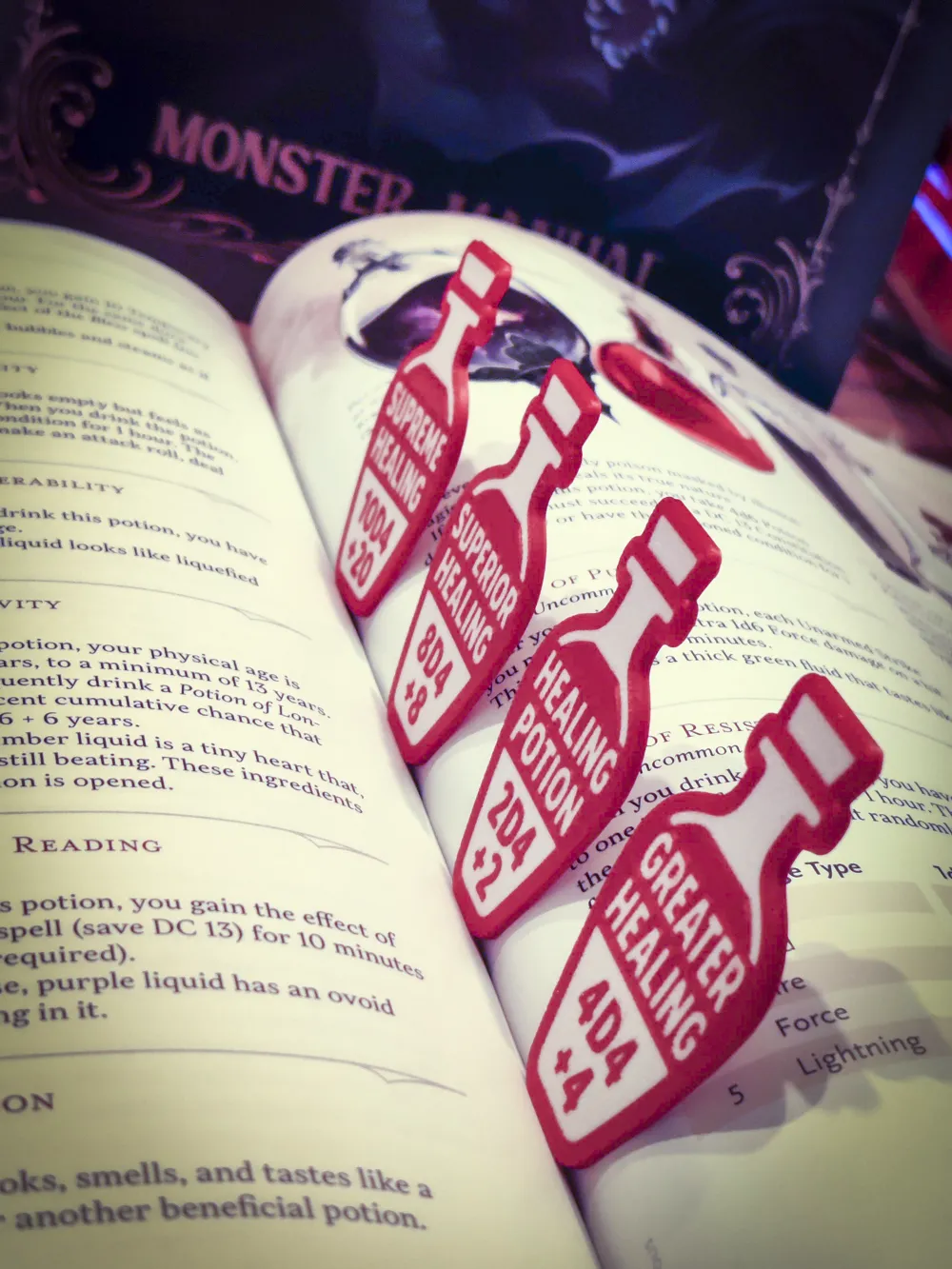 Healing Potion Tokens – D&D 5e, 2024 & 2014 - Free 3D Print Model ...