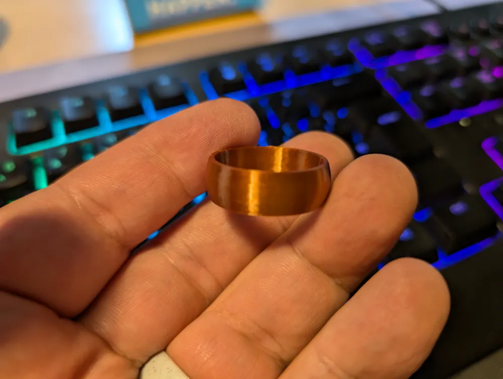 Wedding Ring V2 - Free 3D Print Model - MakerWorld