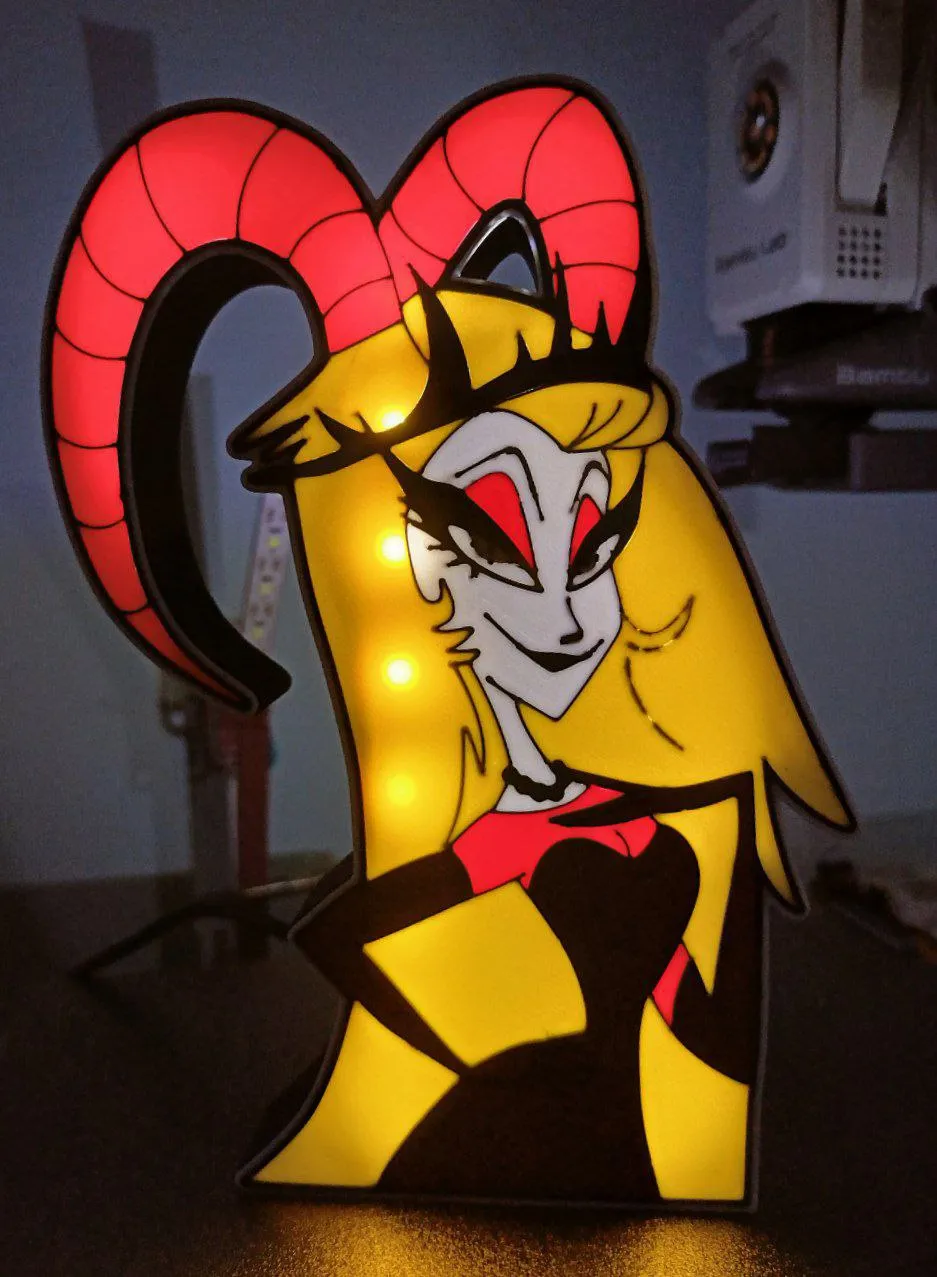 Lilith Lightbox Hazbin Hotel / Hasbin Hotel by Alegiro - MakerWorld