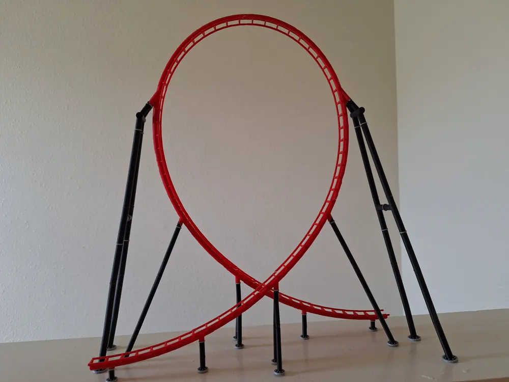 Vekoma Vertical Loop roller coaster model by Team Ike MakerWorld: Download Free 3D Models