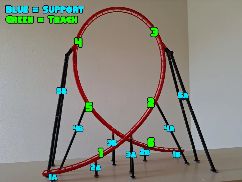 Vekoma Vertical Loop roller coaster model - Free 3D Print Model ...