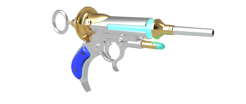 Blue Rose's Freezing Ice Gun (Tiger and Bunny) by Velent - MakerWorld