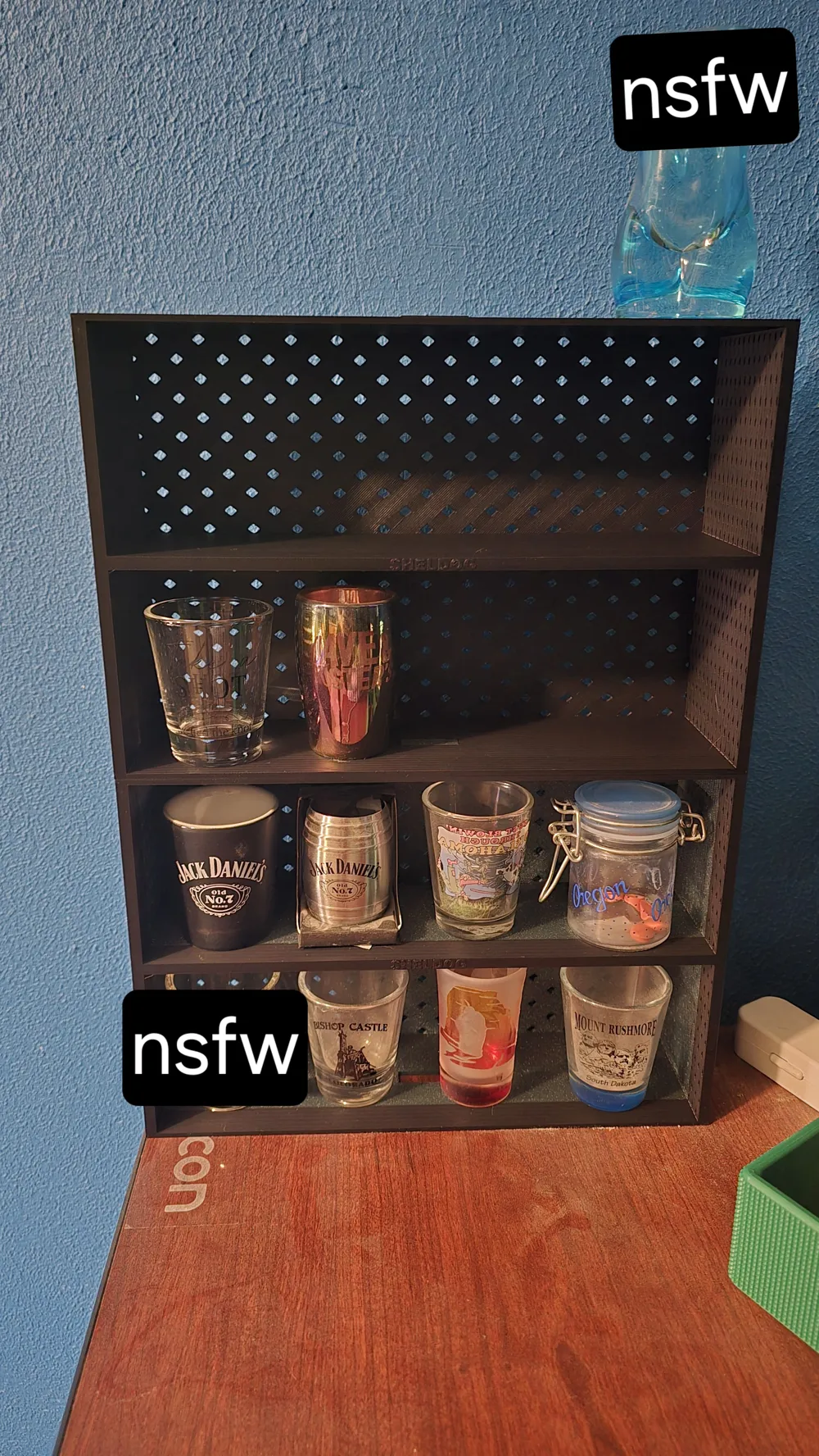 Stackable Shot Glass Display Shelf by SHELDOG MakerWorld: Download Free ...