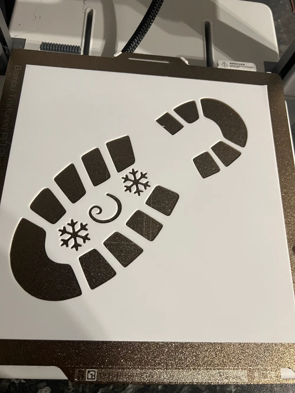 Santa Claus Footsteps - Free 3D Print Model - MakerWorld