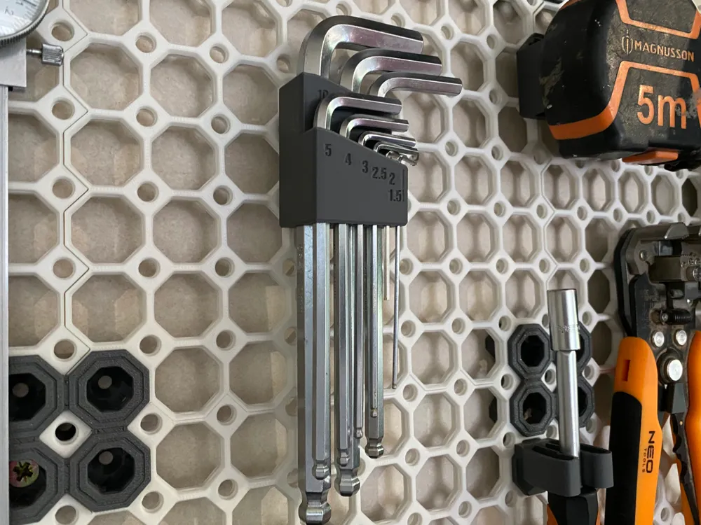 Removable Multiboard Allen / Hex Key Holder by tlisek - MakerWorld
