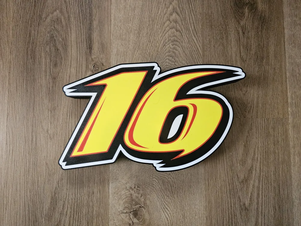 Greg Biffle 16 LED Leuchtkasten Schild – Kostenloses 3D-Druckmodell ...