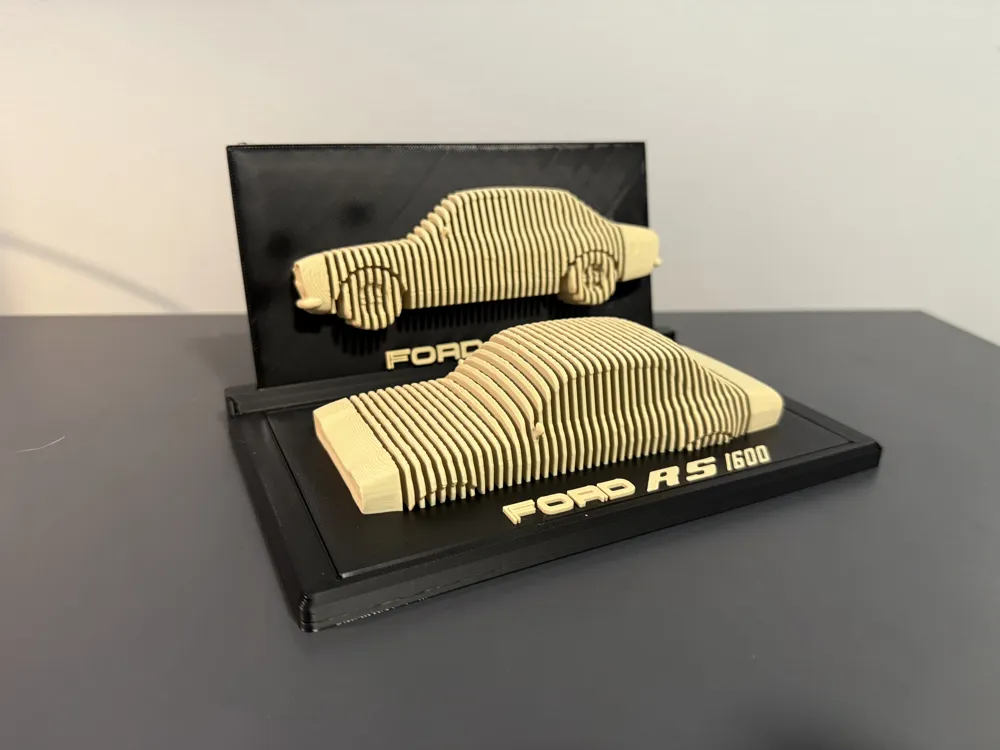 Layered Car Model Basic Dual Display Stand! by ShapeShift 3D Creations ...