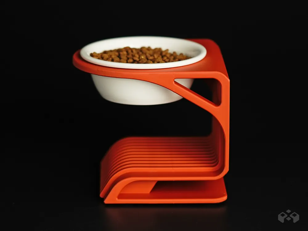Onami Pet Food Bowl Raiser Stand - Free 3D Print Model - MakerWorld